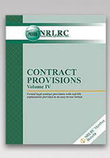 Contract Provisions, Volume IV (Electronic) - NRCA