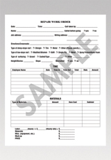 Repair Work Order Form (Electronic) - NRCA